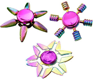 Bestie Toys Rainbow Gyro Six Arms Finger Fidget Long Time Rotation Hand ...