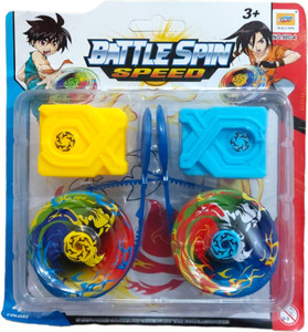SA Sports 2 in 1 Metal Beyblade Toy Set Speed Top Spinning Beyblades (2 ...