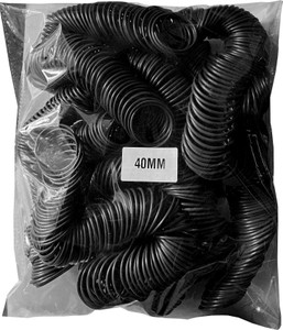 verena 40 MM Spiral Binding Black Heavy Quality Plastic Spiral Ring ...