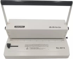 GPN PRINT spiral paper binding machine 40 holes 15 sheets max punching ...