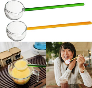 Shop Home Essentials Crystal Clear Borosilicate Teaspoons Bone China ...