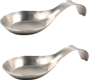 Dynore Set of 2 Stainless Steel Single spoon rest Stainless Steel ...