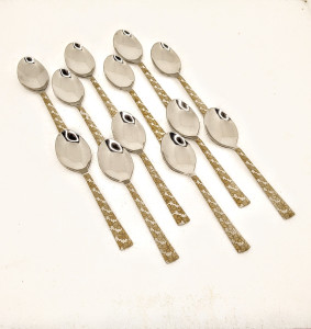 Us enterprises US Flower Spoon19 Stainless Steel Table Spoon Set Price ...