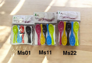 sdh MASALA SPOON SMALL,MED,BIG 10+10+10PCS (MS011122) Plastic Tea Spoon ...