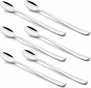 Parage Stainless Steel Ice Tea Spoon, Ice-cream Spoon Set Price in ...