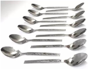 Topware Topware steel spoon set (12) Steel Table Spoon Set Price in ...