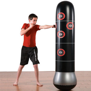 Lyla Inflatable Stress Punching Tower Bag Boxing Standing Training ...