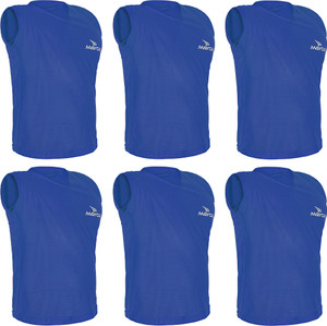 MAYOR Sports and Training Bib (Pack of 6) Size Medium Football, Hockey ...