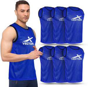VECTOR X VX-BIBS Pack of 6 Medium Football, Hockey Bib Price in India ...