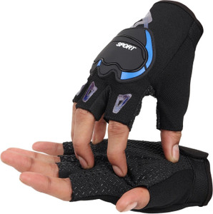 zaysoo Half Fingered Biker Glove L Riding Gloves - Buy zaysoo Half ...