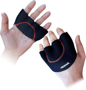 Heega Finger Cut Cricket Catching Gloves Batting Gloves - Buy Heega ...