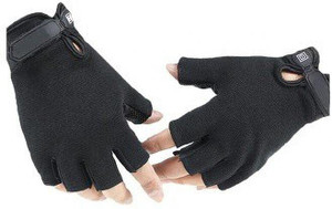 ADONYX Cycling Fingerless Gloves Breathable Half Finger Non-Slip Shock ...