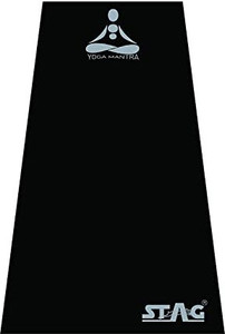Stag iconic Yoga Mantra Black, Silver 6 mm Yoga Mat - Buy Stag iconic ...