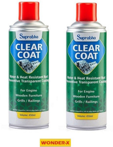 WONDER-X Clear Coat Spray -Quick Drying, Transparent Top Coat, Glossy ...
