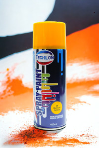 Techlon Premium, Universal & Multipurpose Yellow Spray Paint 450 ml ...