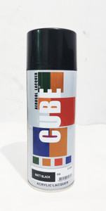 CUBE CUBE MATT BLACK SPRAY Black Spray Paint 400 ml Price in India ...