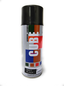 CUBE Matt Black Spray Paint 410 ml Price in India - Buy CUBE Matt Black ...