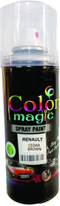 COLORMAGIC CEDAR BROWN PAINT FOR,RENAULT CAR TRIBER Brown Spray Paint ...