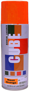 mystic Cube Aerosol Spray Paint for Multipurpose Orange Spray Paint 400 ...