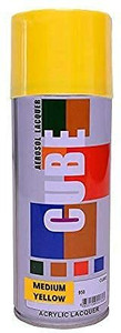 CUBE ACRYLIC Cube Aerosol Spray Paint for Bike, Car, Activa, Metal, Art ...