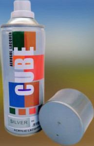 QUBE Silver Spray Paint 400 ml Price in India - Buy QUBE Silver Spray ...