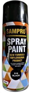 Sampro Aerosol Glossy Black Spray Paint 400 ml Price in India - Buy ...