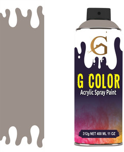 G COLOR Grey Spray Paint 400 ml Price in India - Buy G COLOR Grey Spray ...
