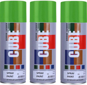 Fly Machine Multi purpose Fast-Drying Spray Paint Green Spray Paint 450 ...