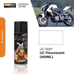Samurai Kurobushi Fluorescent Colours UC1002 White Spray Paint 400 ml ...