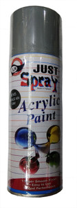 Just Spray Metallic Ash Grey Spray Paint Gloss Finish Spray Paint Quick ...