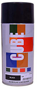 mystic Cube Aerosol Spray Paint for Multipurpose Black Spray Paint 400 ...