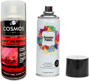 Cosmos Paints Black Spray Paint 400 ml Price in India - Buy Cosmos ...