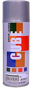 CUBE Silver Spray Paint 400 ml Price in India - Buy CUBE Silver Spray ...