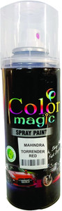 COLORMAGIC TOREDORE RED SPRAY PAINT Compatible FOR mahindra car QUANTO ...