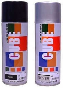 CUBE Cube Aerosol Spray Paint for Multipurpose Multicolor Spray Paint ...