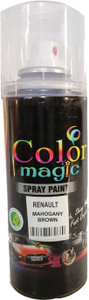 COLORMAGIC MAHOGANY BROWN SPRAY PAINT ( RC COLOUR NAME ) COMPATIBLE FOR ...
