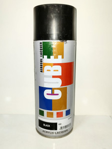 CUBE Black Spray Paint 400 ml Price in India - Buy CUBE Black Spray ...