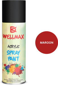 WELLMAX WM-31 Maroon Spray Paint 400 ml Price in India - Buy WELLMAX WM ...