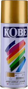 Kobe Acrylic Spray Paint Multi-Purpose Use, 928 Gold Spray Paint 400 ml ...