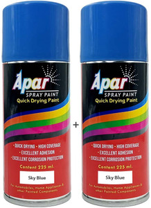 apar Spray Paint Can SKY BLUE - 225 ml (Pack of 2), Blue Spray Paint ...