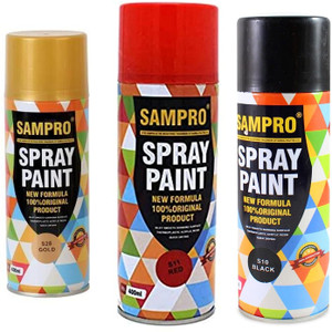 Sampro Gold Spray Paint 1200 ml Price in India - Buy Sampro Gold Spray ...