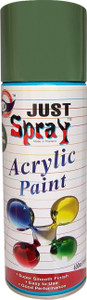 Just Spray Olive Green Spray Paint Gloss Finish Spray Paint Quick Dry ...