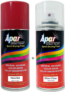 apar SprayPaint Flame Red(RC Colour Name)+GTC Compatible for Tata Tiago ...