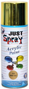 Just Spray Bronze Gold Spray Paint Gloss Finish Spray Paint Quick Dry ...