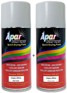 apar Spray Paint Calgary White (RC Colour Name) Compatible for Tata ...