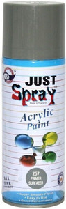 Just Spray Grey Primer Spray Paint Gloss Finish Spray Paint Quick Dry ...