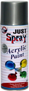 Just Spray Silver Heat Resistant High Heat Surface Spray Paint Gloss ...