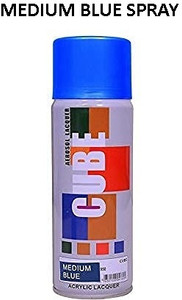 Golden Fox cube Aerosol Spray Paint 400ml for Multipurpose use Blue ...