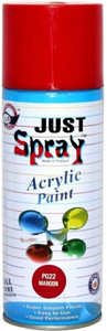 Just Spray Maroon Spray Paint Gloss Finish Spray Paint Quick Dry Good ...