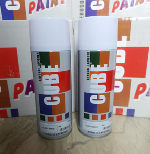 CUBE White Car and Bike Spray Paint White Spray Paint 400 ml Price in ...